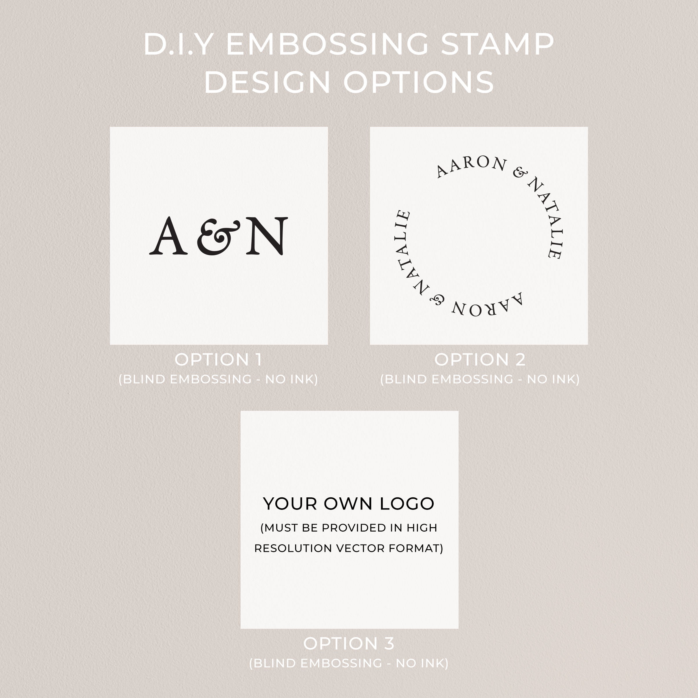 D.I.Y Embossing Stamp – The Ivory Studio