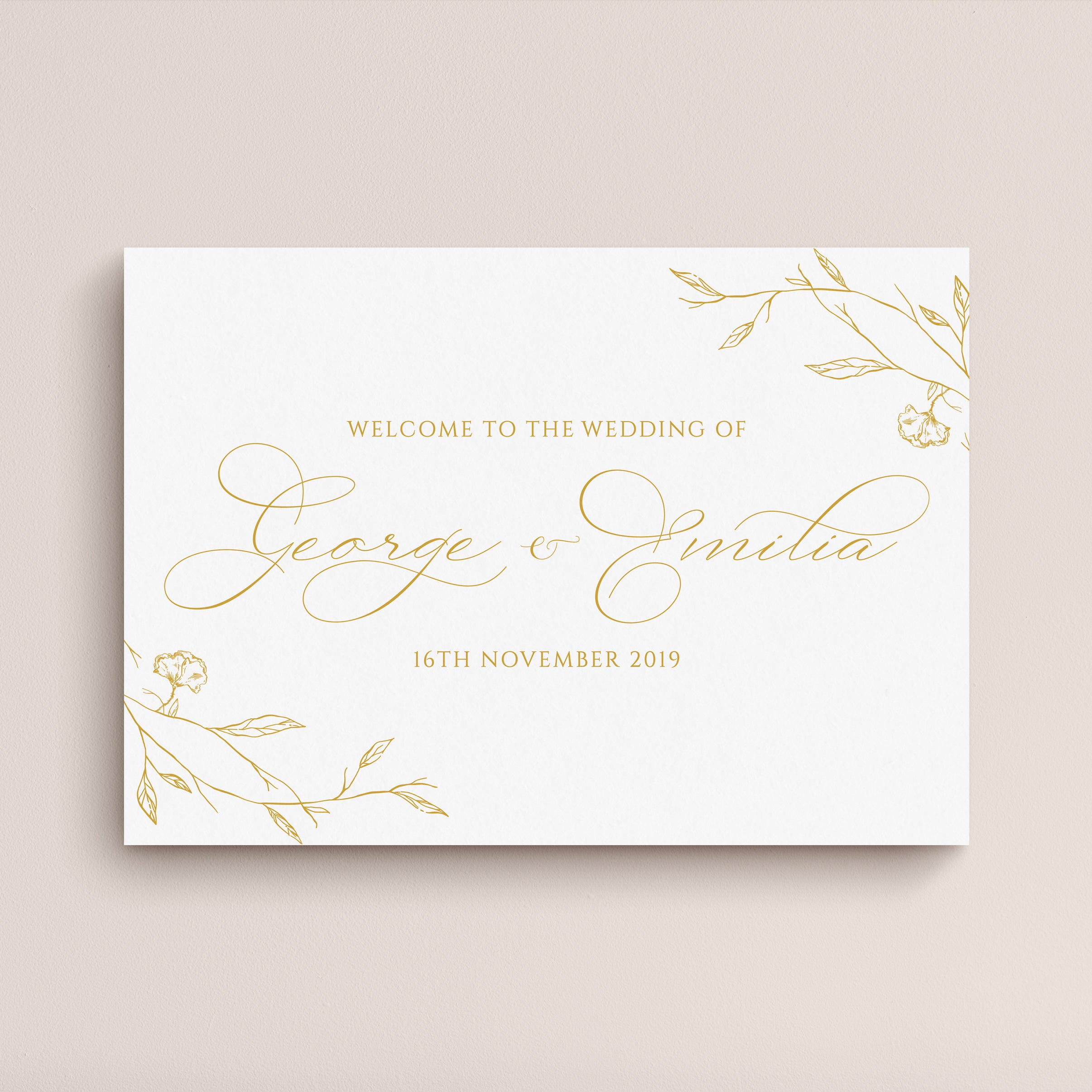 Emilia Welcome Sign – The Ivory Studio
